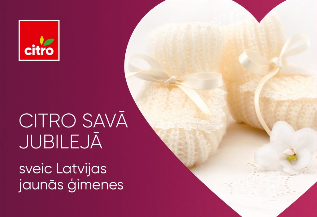 “CITRO” savā jubilejā sveic šā gada 8.novembrī dzimušos mazuļus - Citro.lv